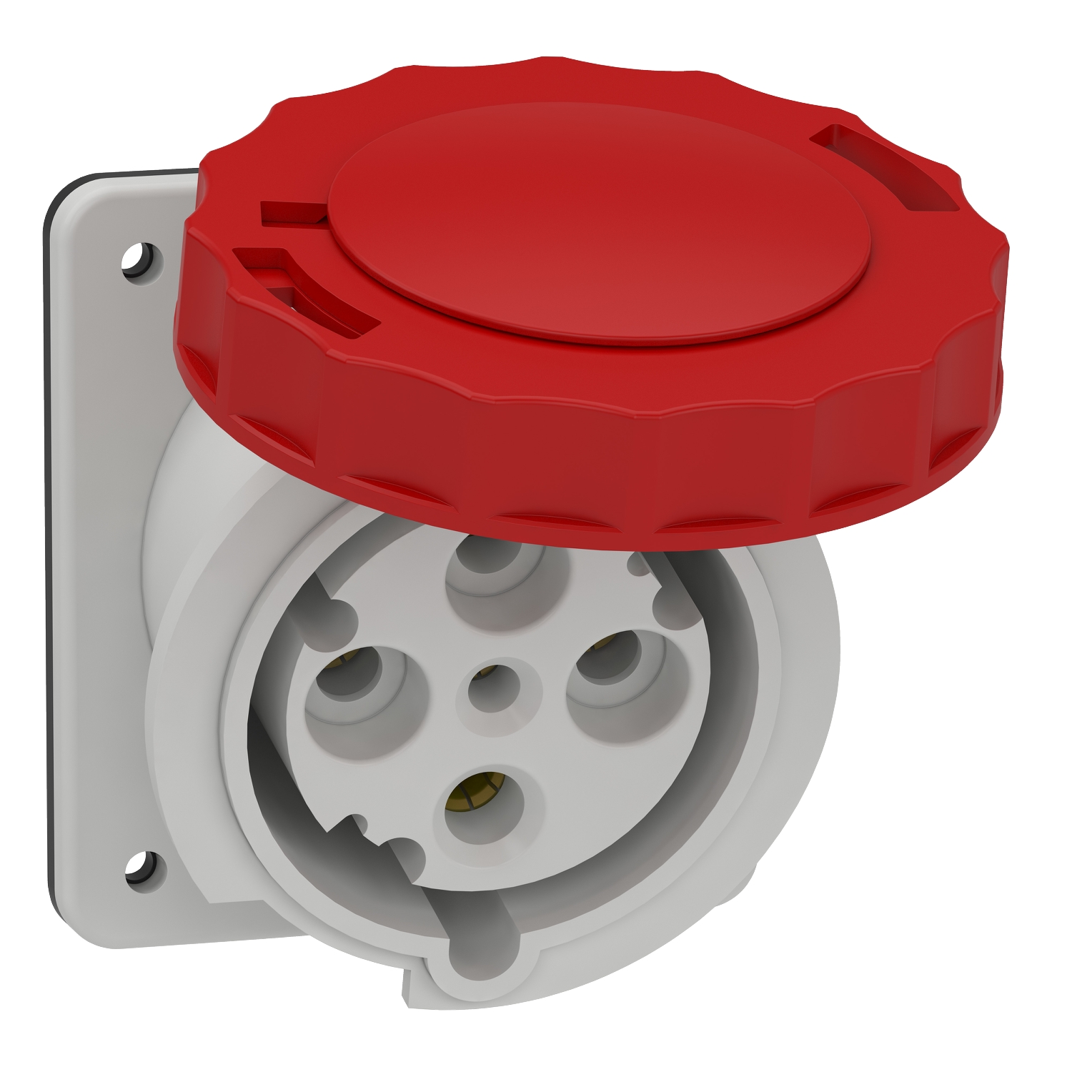 BASE EMPOTRAR INCLINADA 3P+T 63A IP67 TORNILLOS | Agaser Instalaciones ...