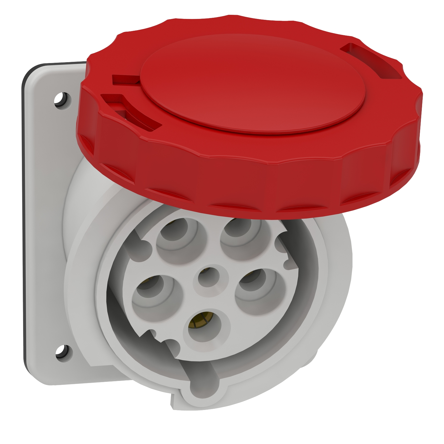BASE EMPOTRAR INCLINADA 3P+N 63A IP67 TORNILLOS | Agaser Instalaciones ...